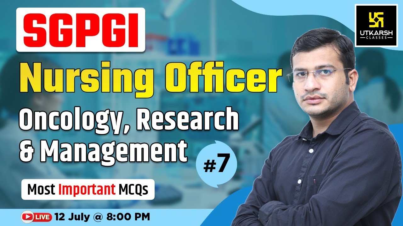 SGPGI 2024 | Oncology & Research | Most Important Questions | Siddharth ...