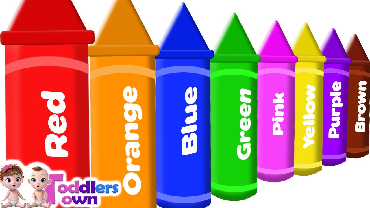 Learn Colors with Crayon Surprises! | Best Learning Video for Toddlers ...
