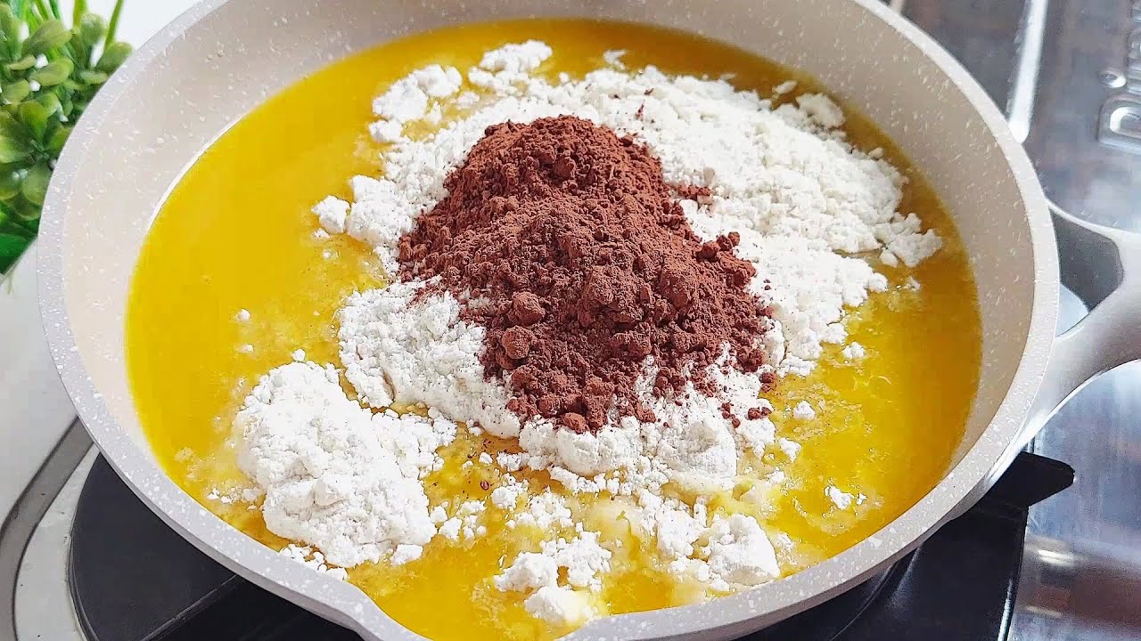 Mix flour and chocolate powder, you will be amazed by the result. No ...