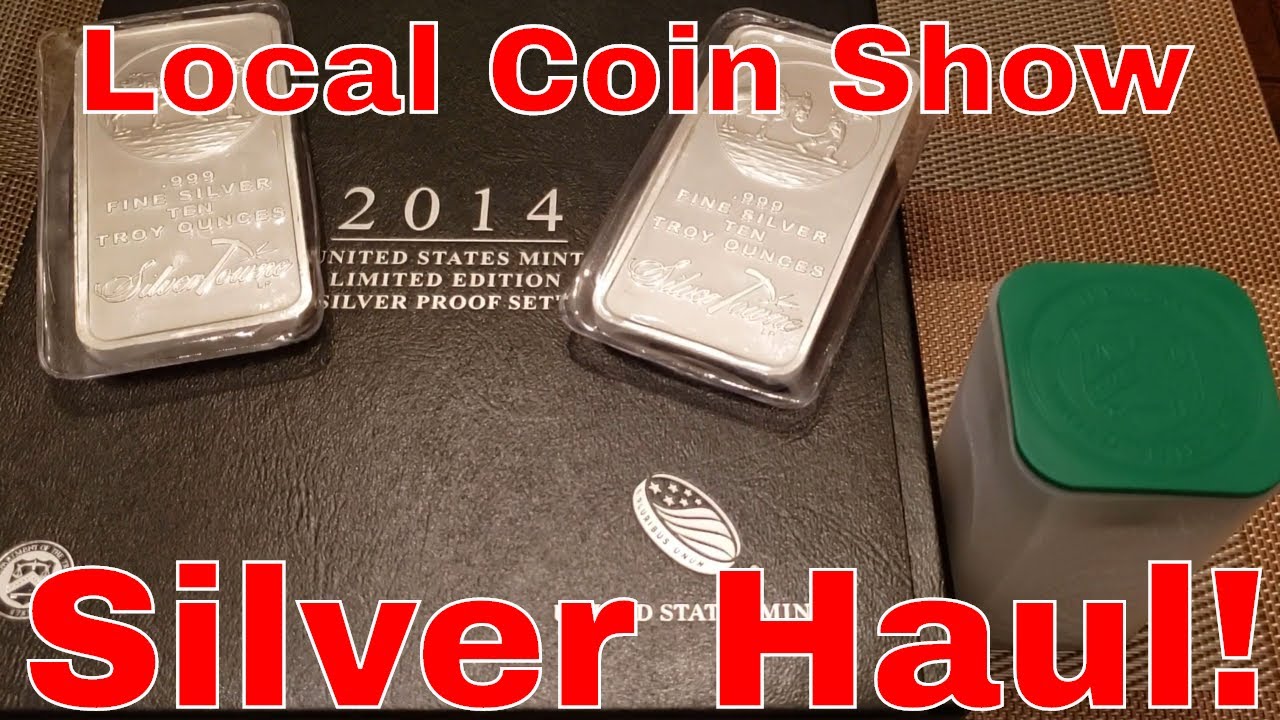 Epic Local Coin Show Pickups Part 1! Stacking Silver Eagles, Bars and ...
