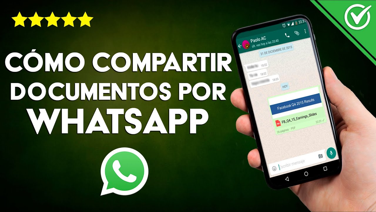 Cómo Compartir Documentos a Través de WhatsApp Web - YouTube