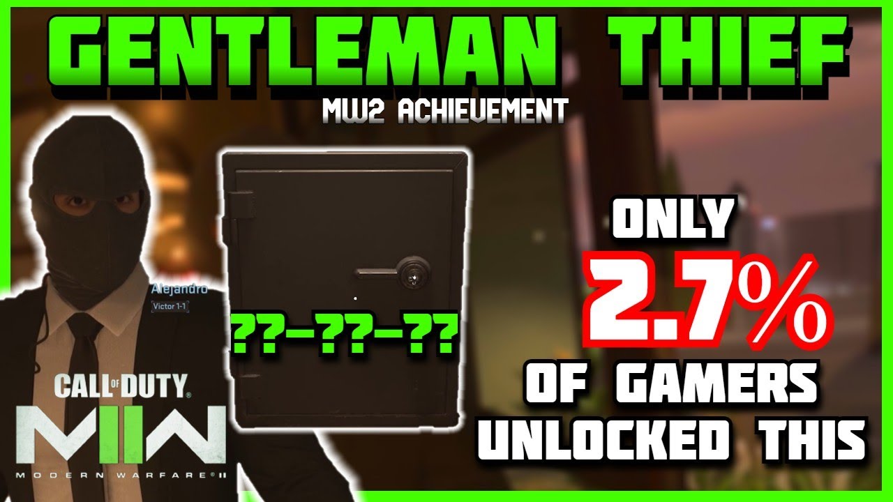 ALL SAFE LOCATIONS & CODES | Gentleman Thief Achievement | Trophy Guide ...