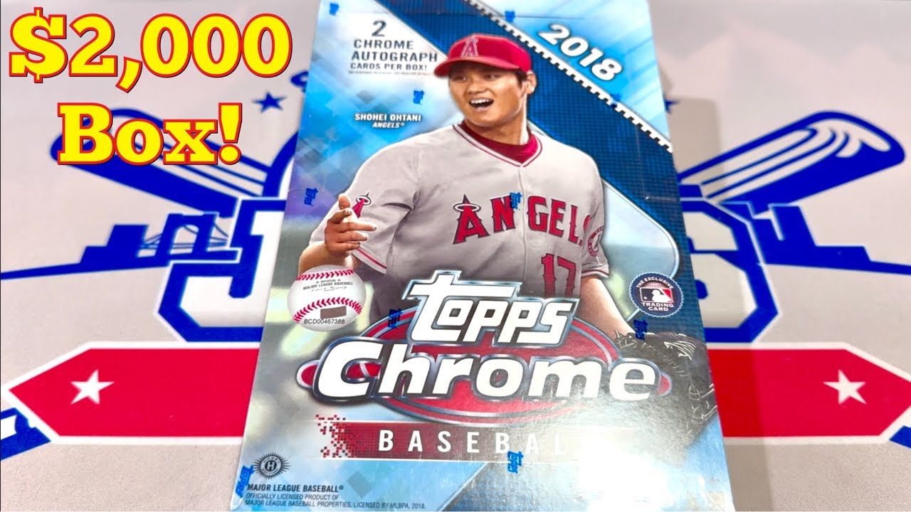 OPENING A $2,000 BOX OF 2018 TOPPS CHROME FOR CHRISTMAS EVE! - YouTube