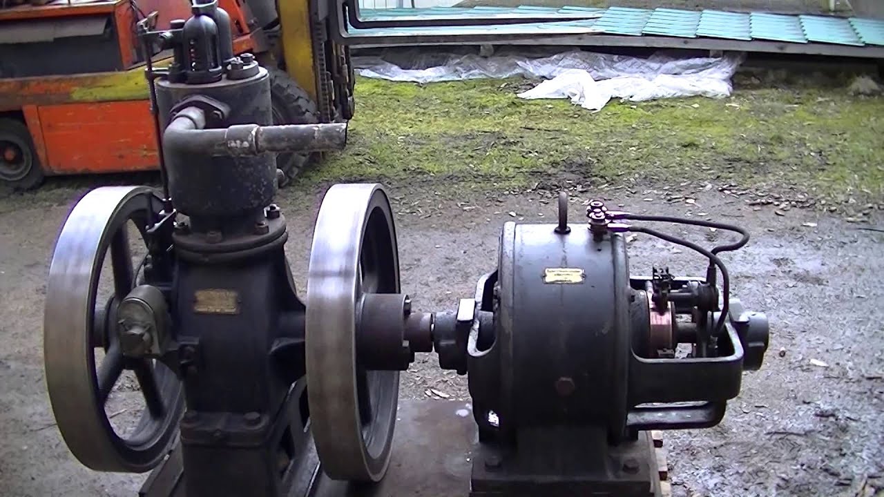Reform Benzinmotor Bj 1924/25 Standmotor Stationärmotor - YouTube
