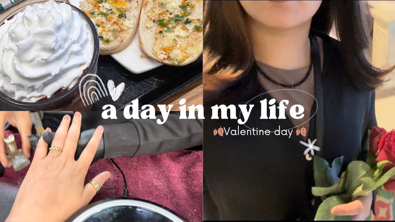 A DAY in my life 🩺 🍂 valentine day 🍂 || How to celebrate valentine ...