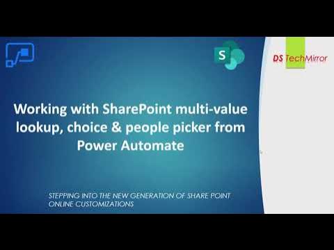 Power Automate: How to work with multi-value choice fields, lookup fields, and people picker ...