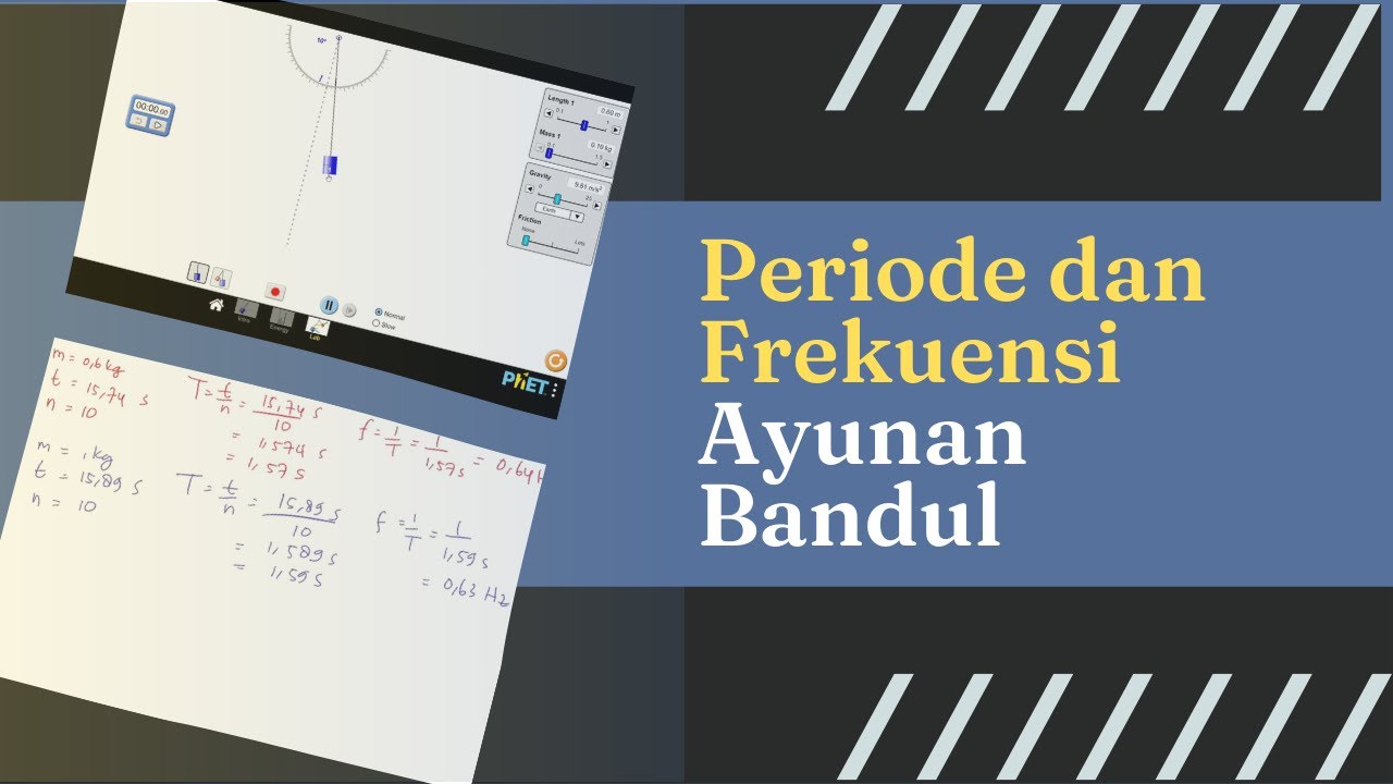 Periode dan Frekuensi Ayunan Bandul - YouTube