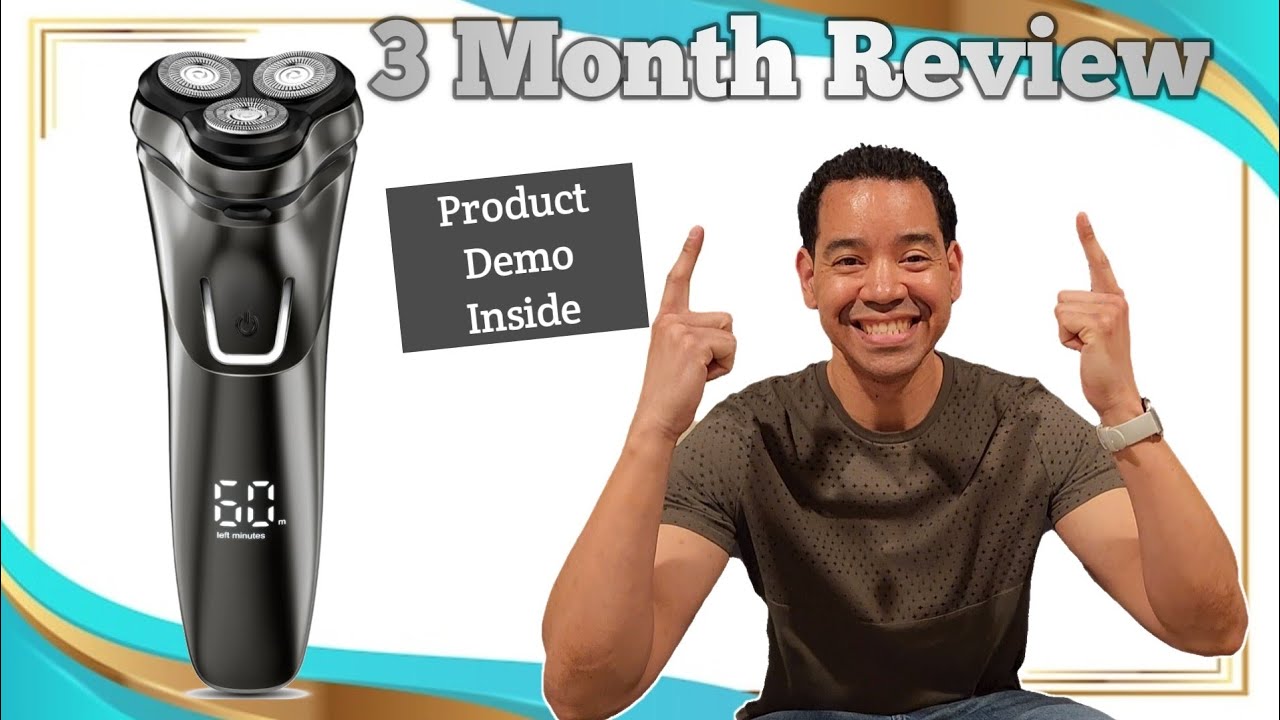 Electric Razor for Men: Wet/Dry Shave, Pop-Up Trimmer, IPX6 Waterproof ...