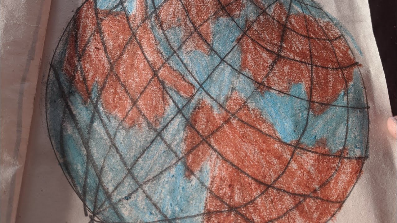 How to Draw Latitude and Longitude Step by Step/Latitude and Longitude ...