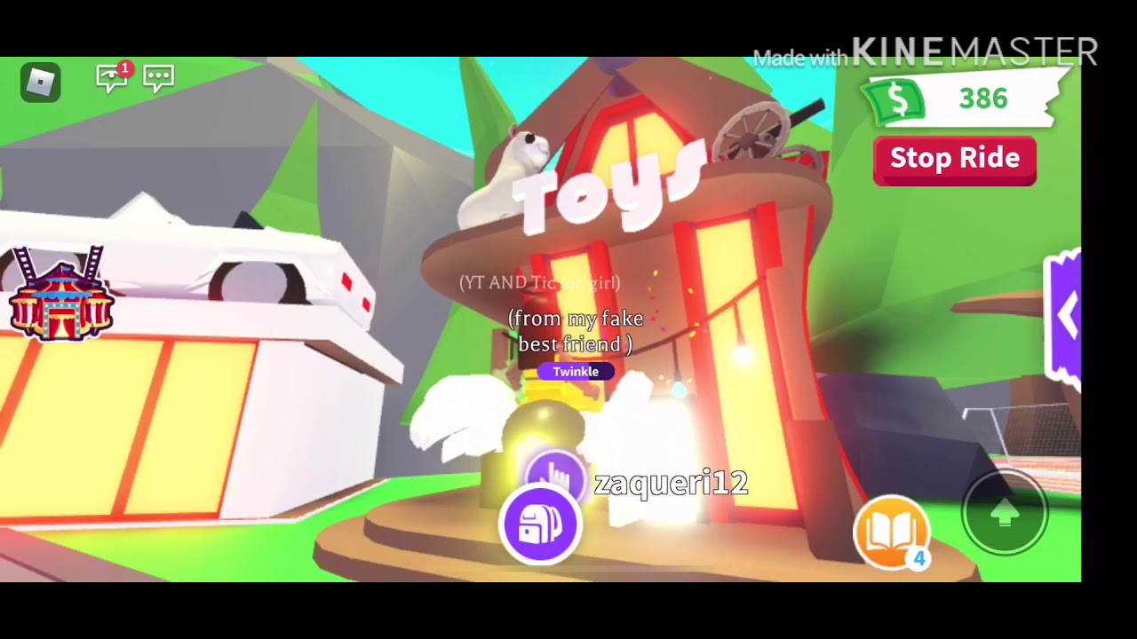 Doing fun things on roblox adopt me - YouTube