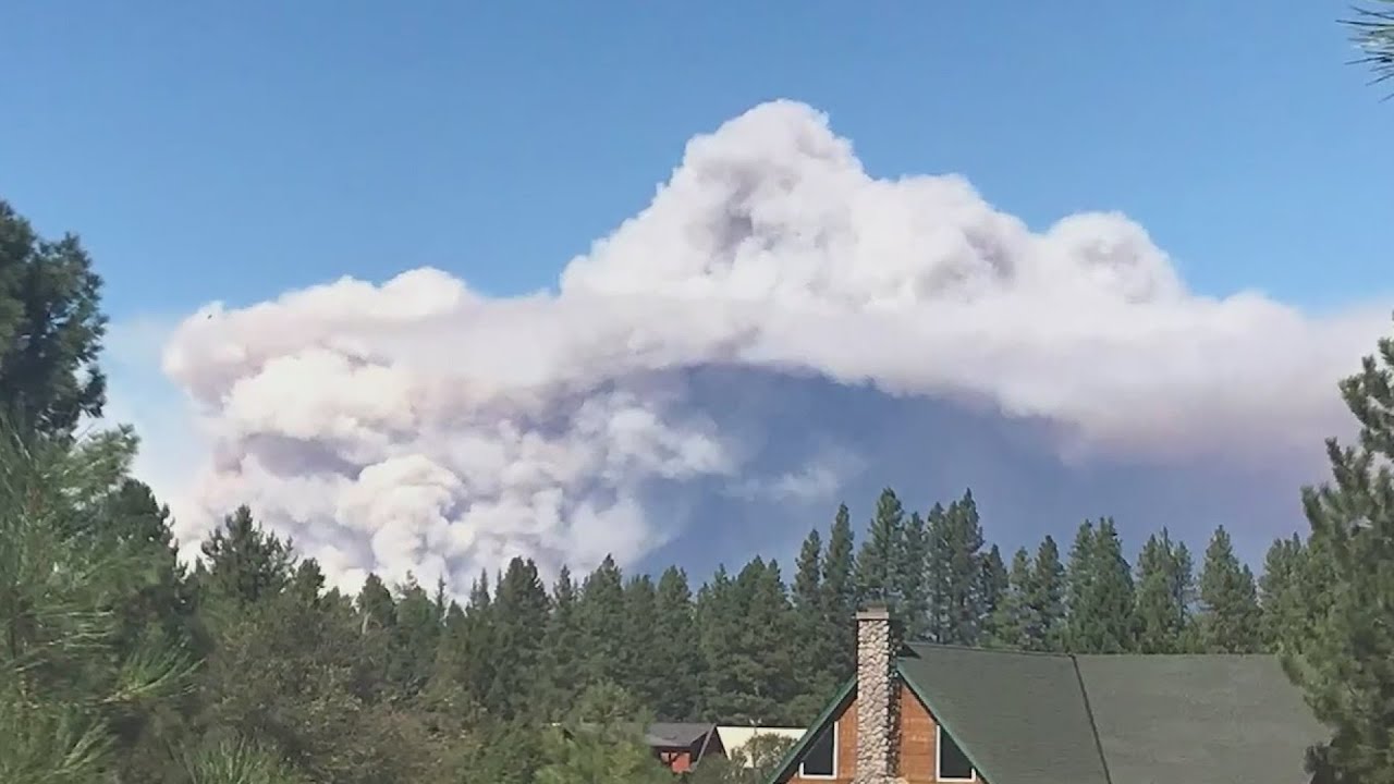 High winds hamper efforts in fighting Oregon wildfires - YouTube
