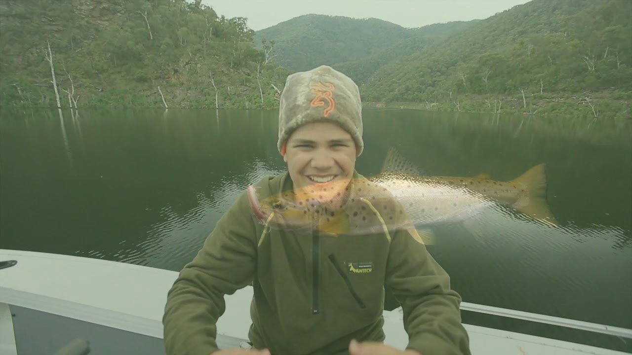 How to catch trout in Dartmouth Dam - YouTube