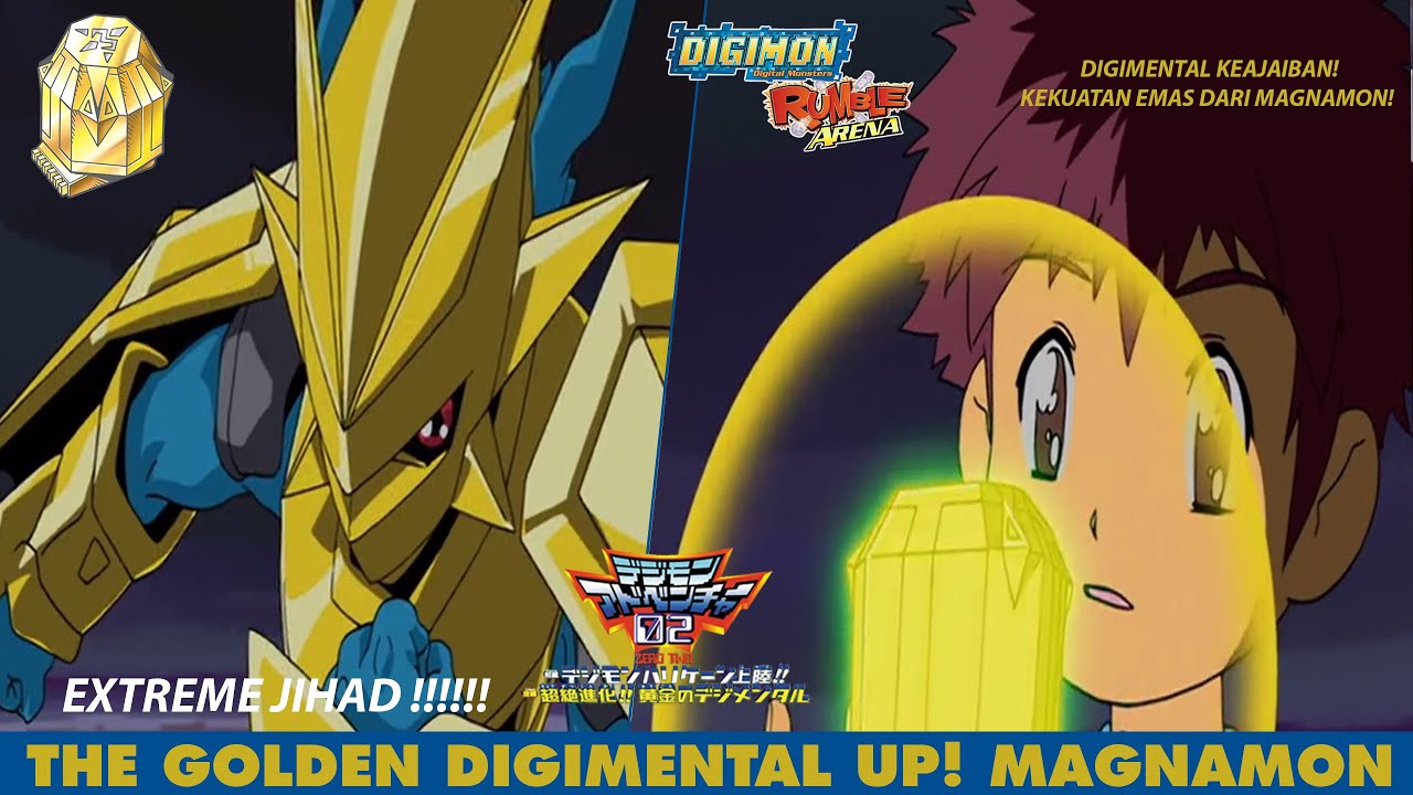 PATH 7 X ANTIBODY - THE GOLDEN DIGIMENTAL UP! MAGNAMON X - YouTube