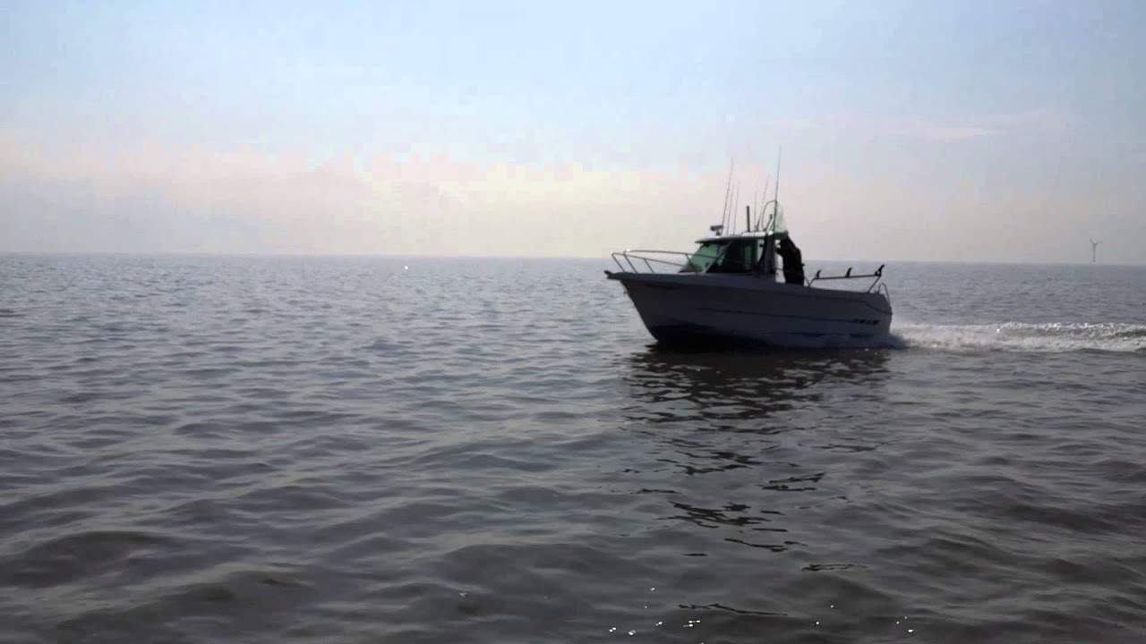 Flat calm sea heading home - YouTube
