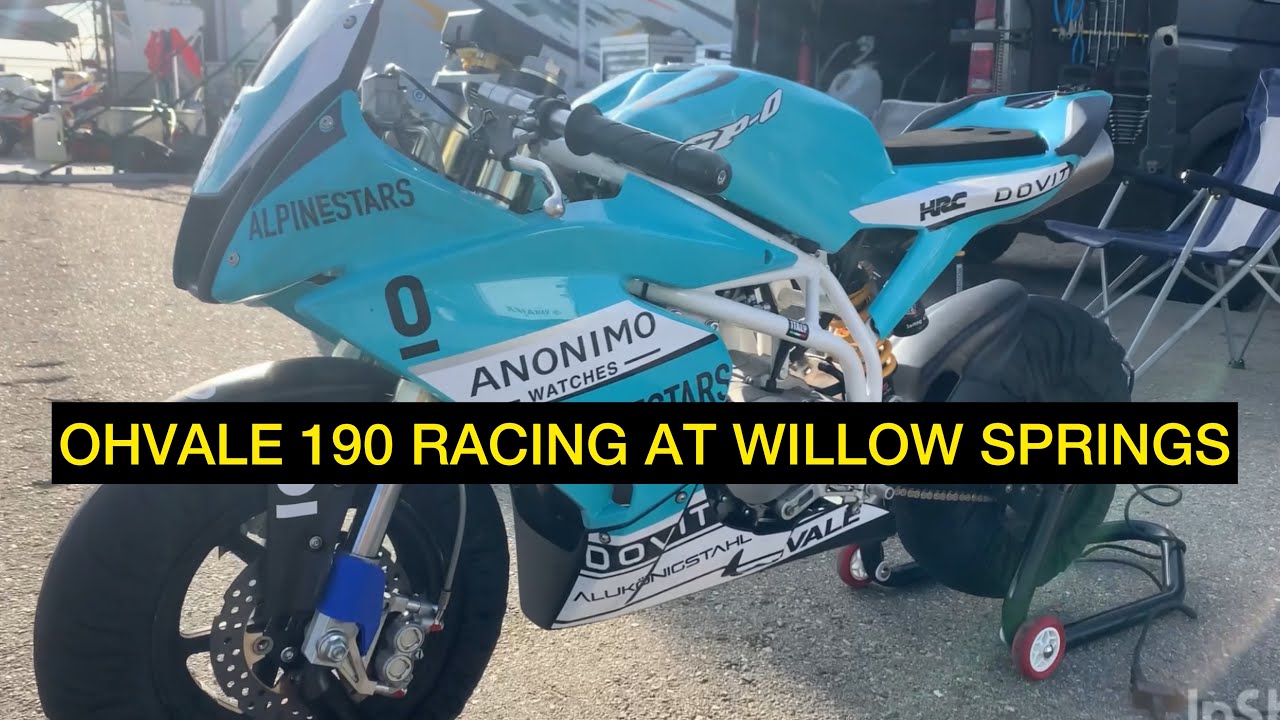 Ohvale GP-0 190cc Races at Willow Springs - YouTube