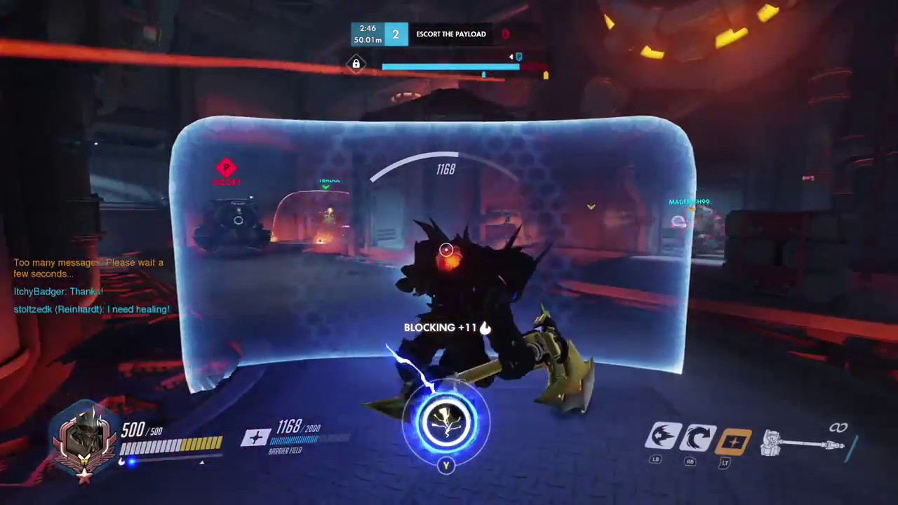 Overwatch - Pushing and finishing the payload in Kings Row - YouTube