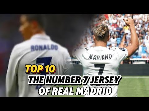 TOP 10: THE NUMBER 7 JERSEY OF REAL MADRID - YouTube