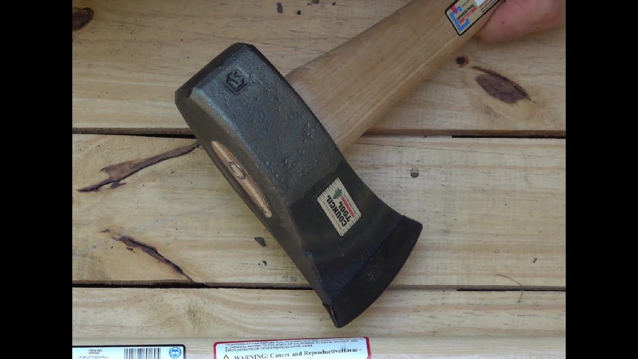 Council Tool New 7lb Splitting Maul - YouTube