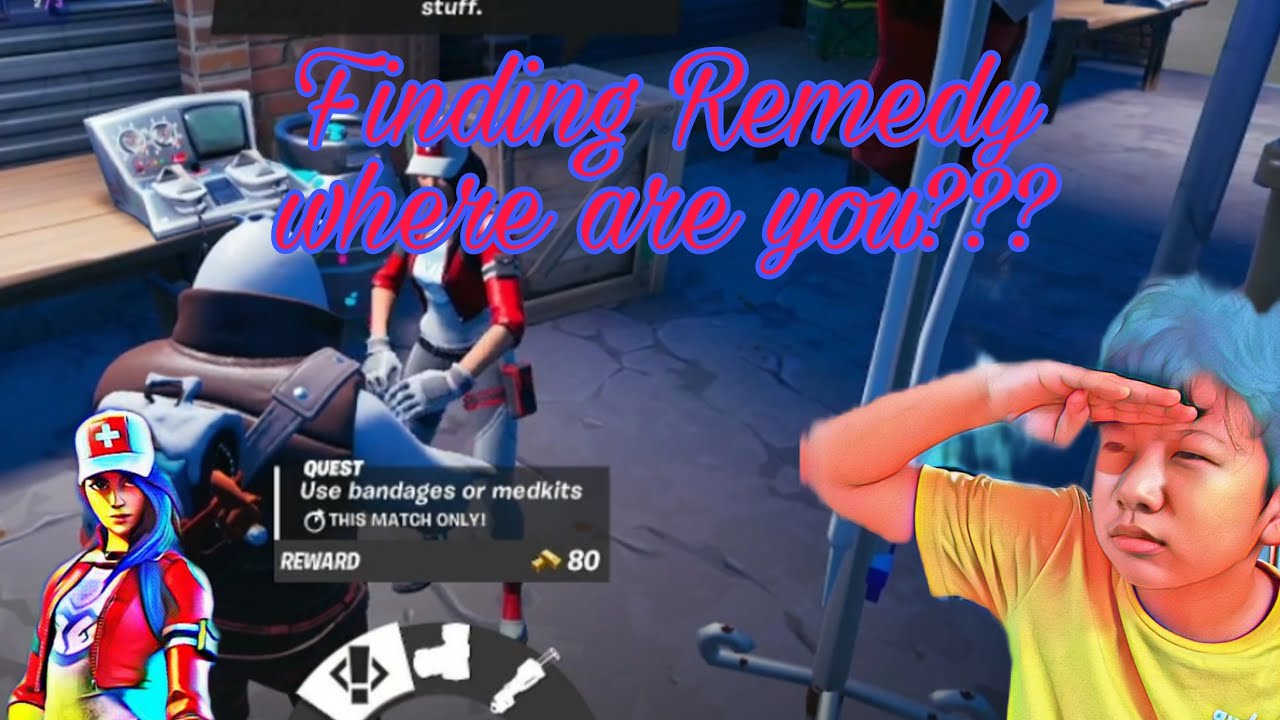 Finding Remedy and Fishstick | Where are they??? | Fortnite| kallel ...