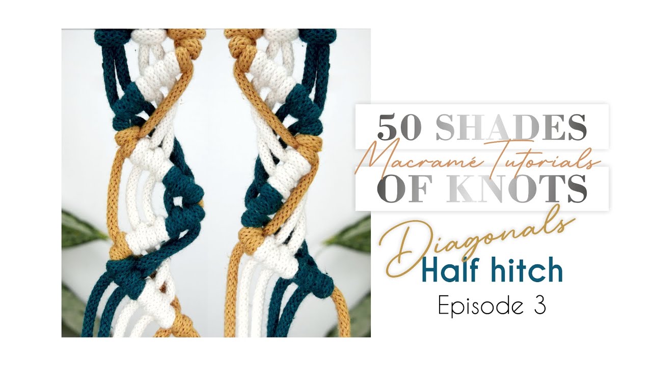 50 shades of KNOTS, 7 HALF HITCH knot E03 🪢🔀 - YouTube