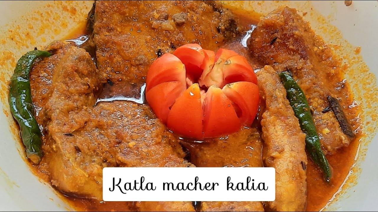 katla kalia | Easy Bengali fish recipe | Quick lunch recipe | Yummy ...