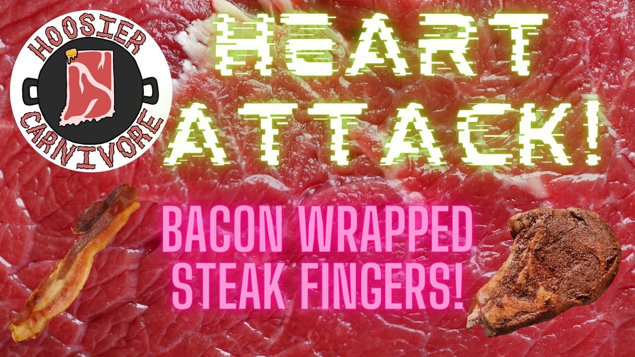 Heart Attack Warning... Bacon Wrapped Steak Fingers! - YouTube