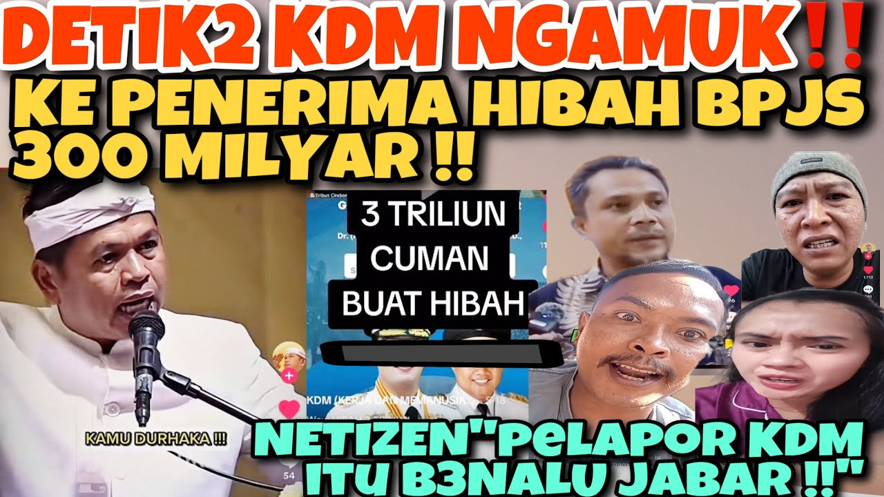KDM NG4MUK‼️PEMPROP JABAR TERDAHULU NINGGALN HUTANG 300 MILYAR-NETIZEN MINTA D3POR SI BENALU ...
