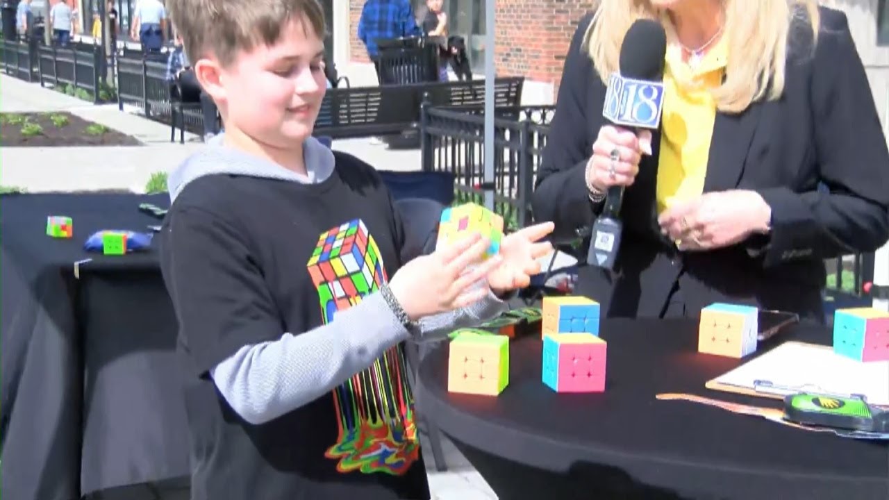 Eclipse coverage: Interview with Greyson Boggs, Master Rubix Cube ...