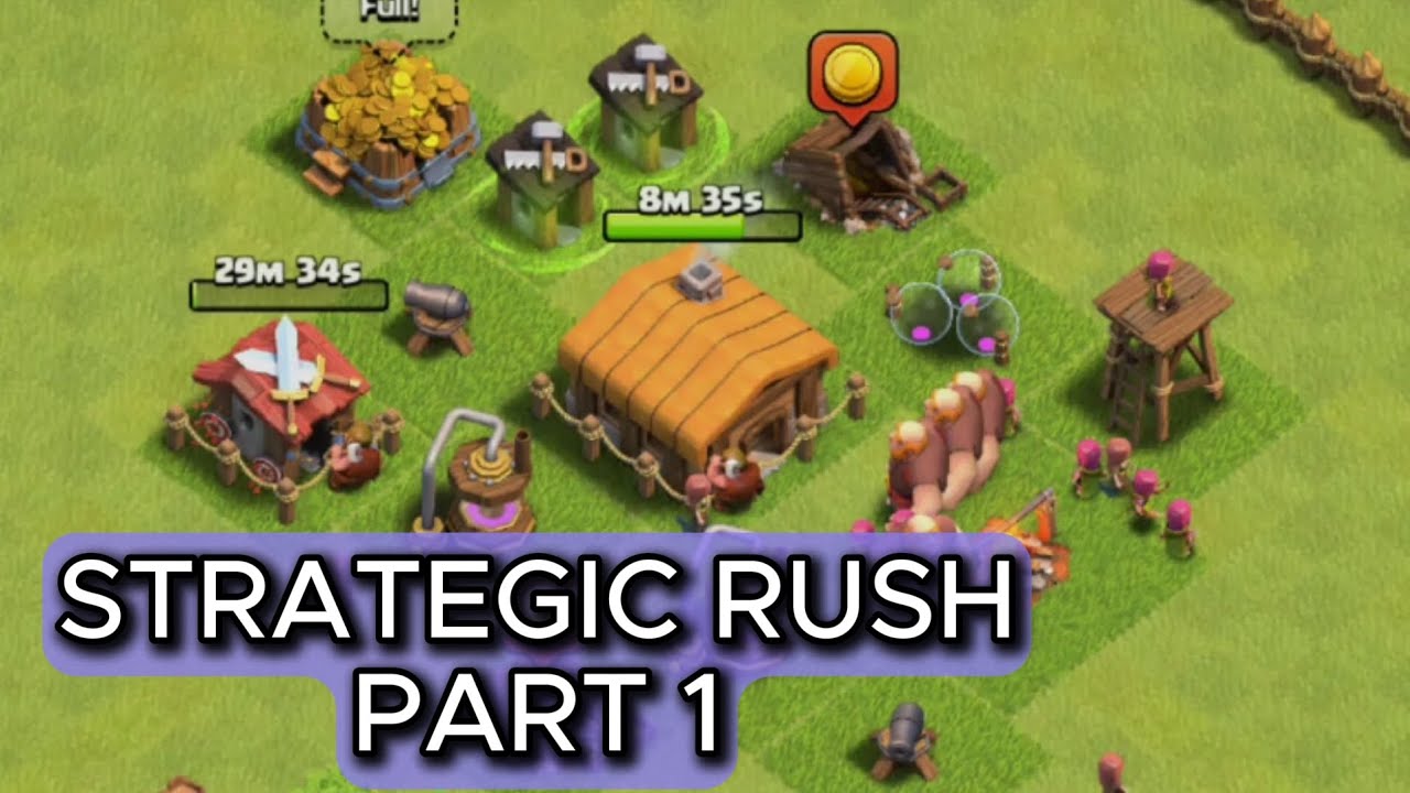 Strategic Rush to Max Base! 💥 Smart Attacks & Fast Progress | Clash of ...