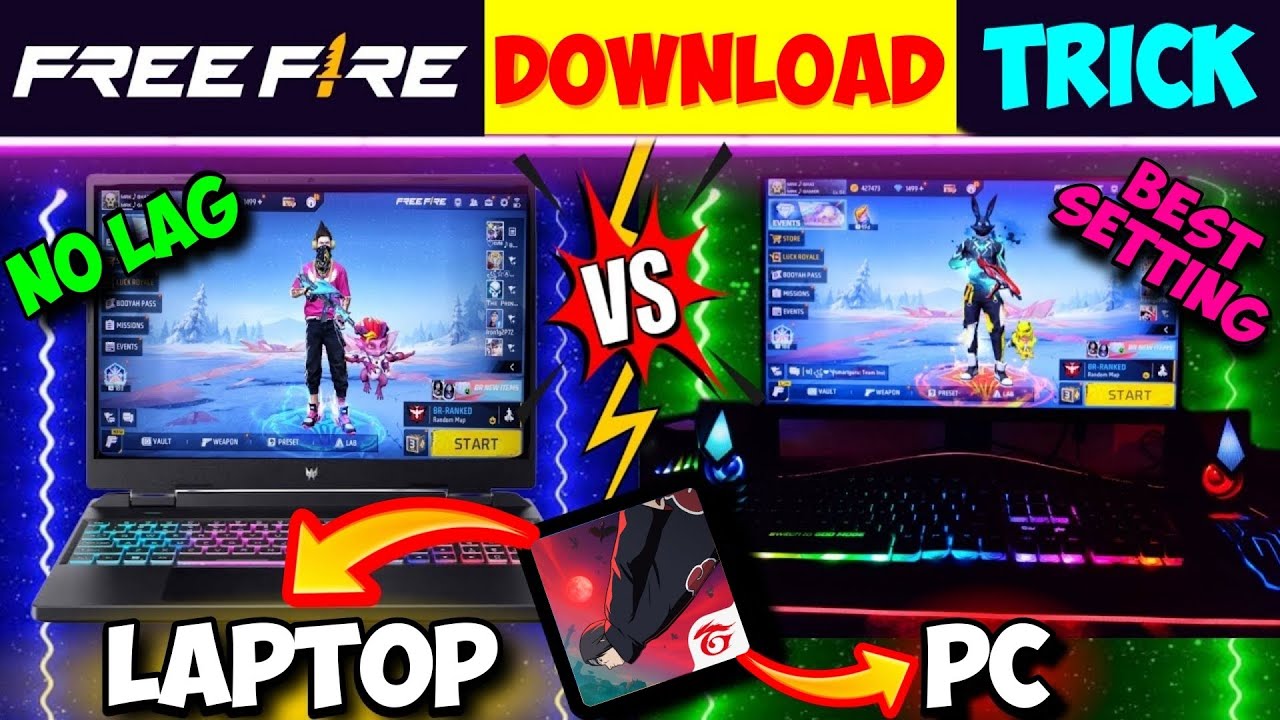 HOW TO DOWNLOAD FREE FIRE IN LAPTOP | FREE FIRE DOWNLOAD PC | LAPTOP ME ...