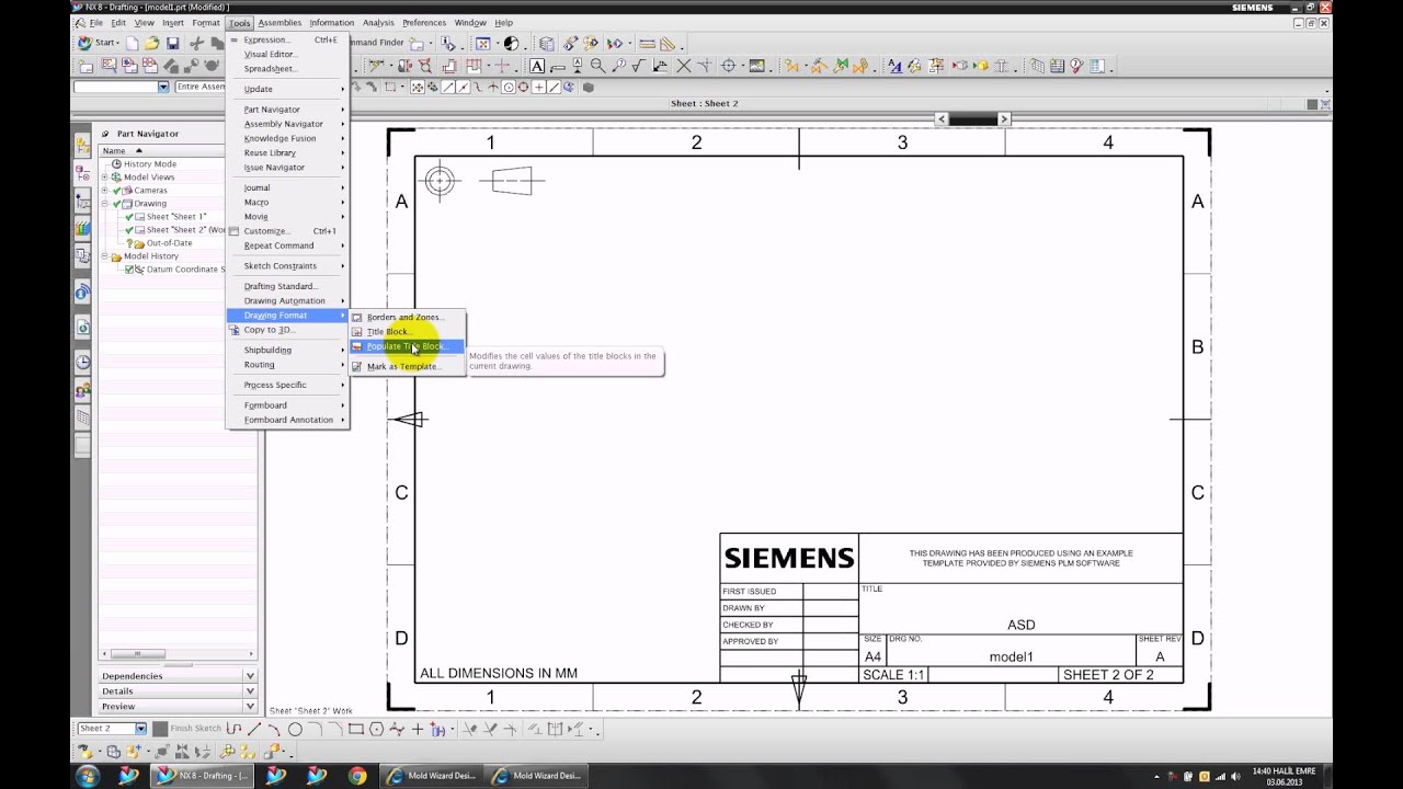 POPULATE TITLE BLOCK - MULTI-SHEET - YouTube