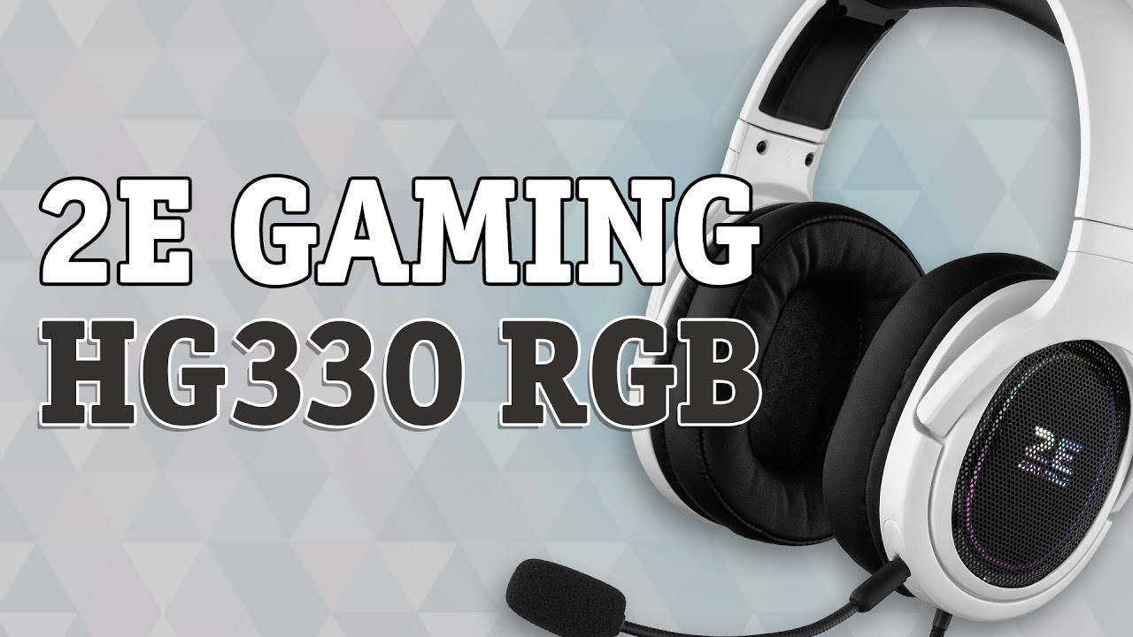 Навушники 2E Gaming HG330 RGB - YouTube