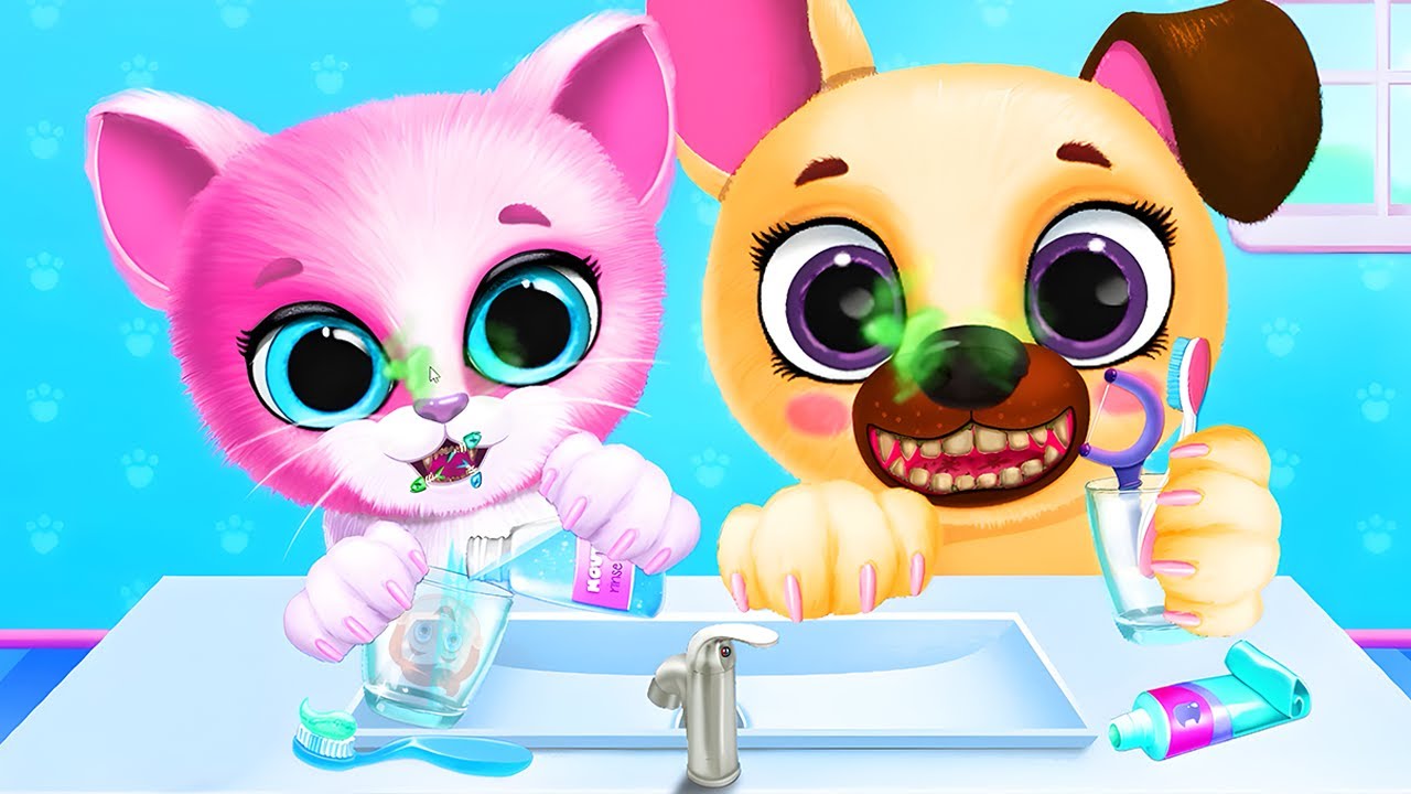 Kedi ve Köpek Dostluğu Çizgi Film Tadında Kiki & Fifi Friends Oyunu ...