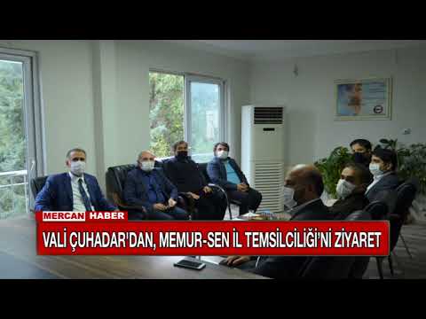 VALİ ÇUHADAR'DAN, MEMUR SEN İL TEMSİLCİLİĞİ’Nİ ZİYARET