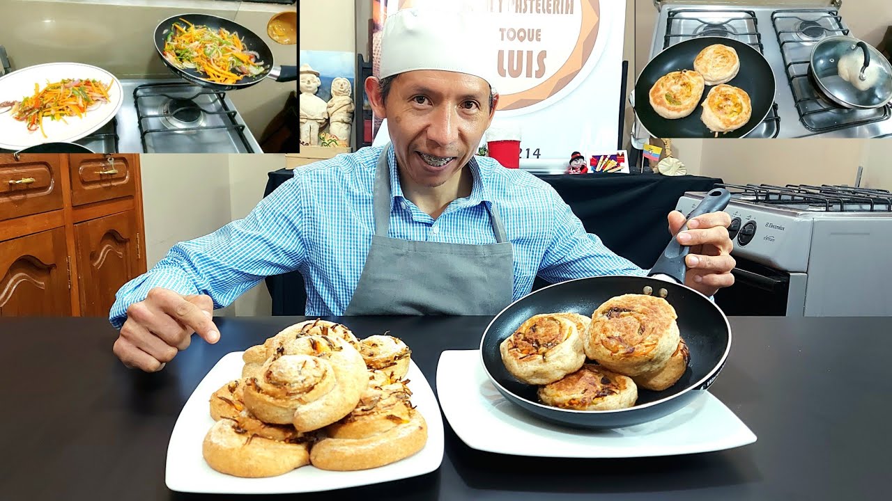 Este Delicioso Pan con Vegetales Salteados te gustar cocinado en sartén ...