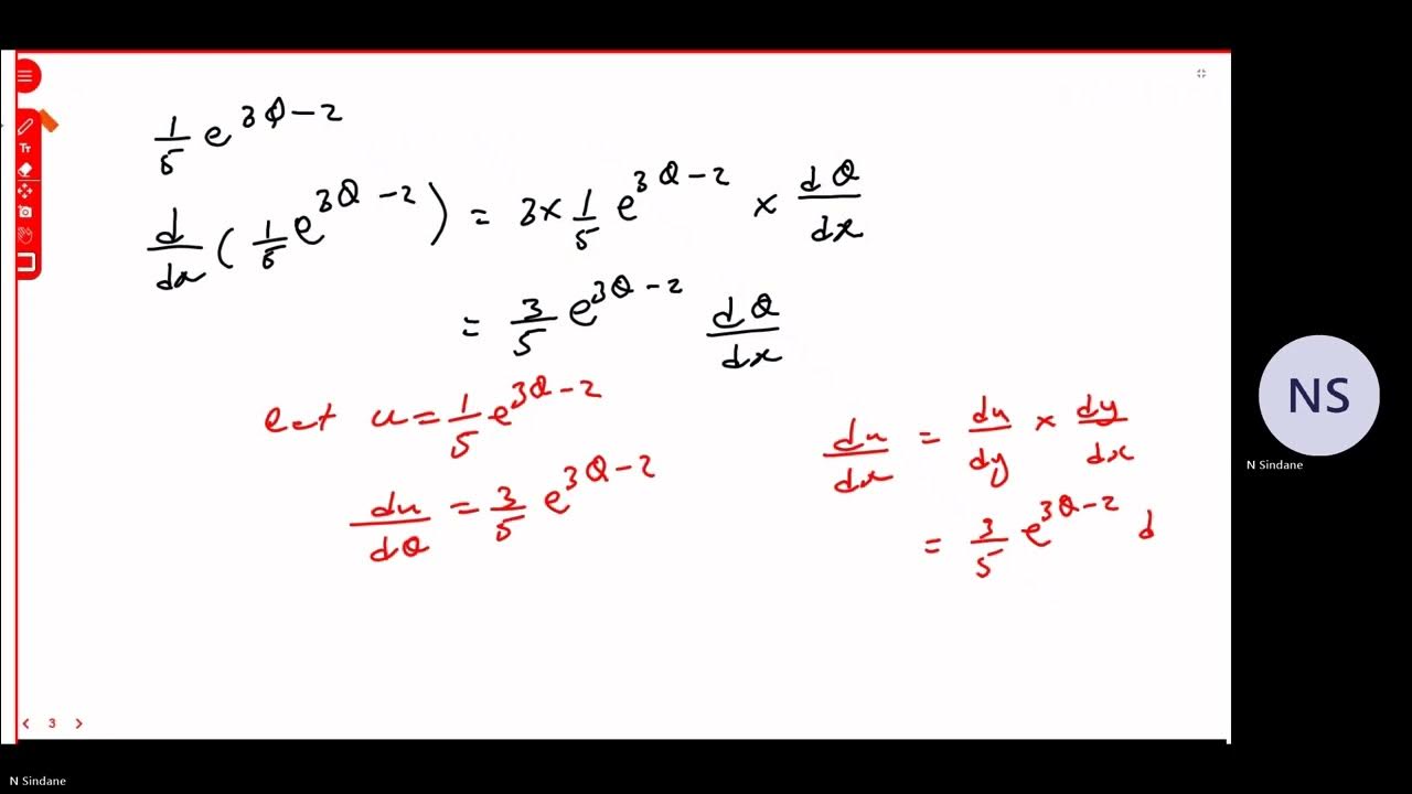 Implicit Differentiation [d/dx(y) , d/dx(y^3) , d/dx(2y^4) , d/dx(sin3t) , d/dx(4ln 5y) , d/dx(x ...
