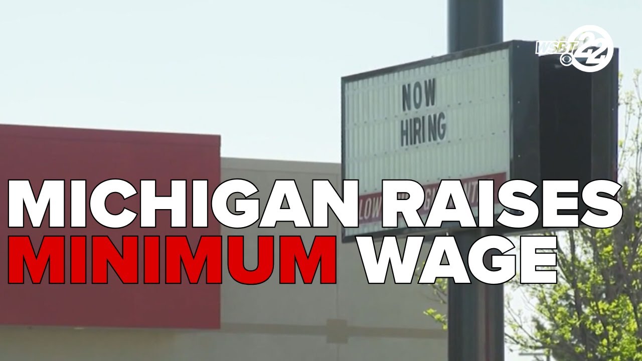 Michigan raises minimum wage on January 1 - YouTube
