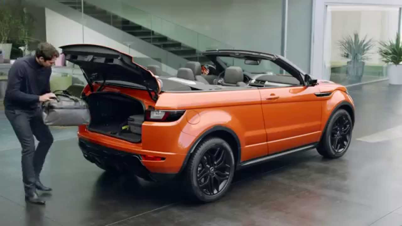 Range Rover Evoque Convertible Video Debut - YouTube