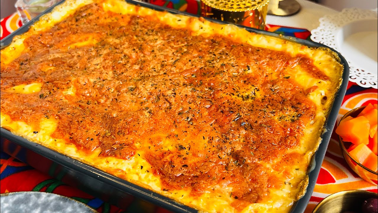 Baked Spaghetti With Béchamel Sauce ️ مكرونة اسباجتى بصوص البشاميل Youtube