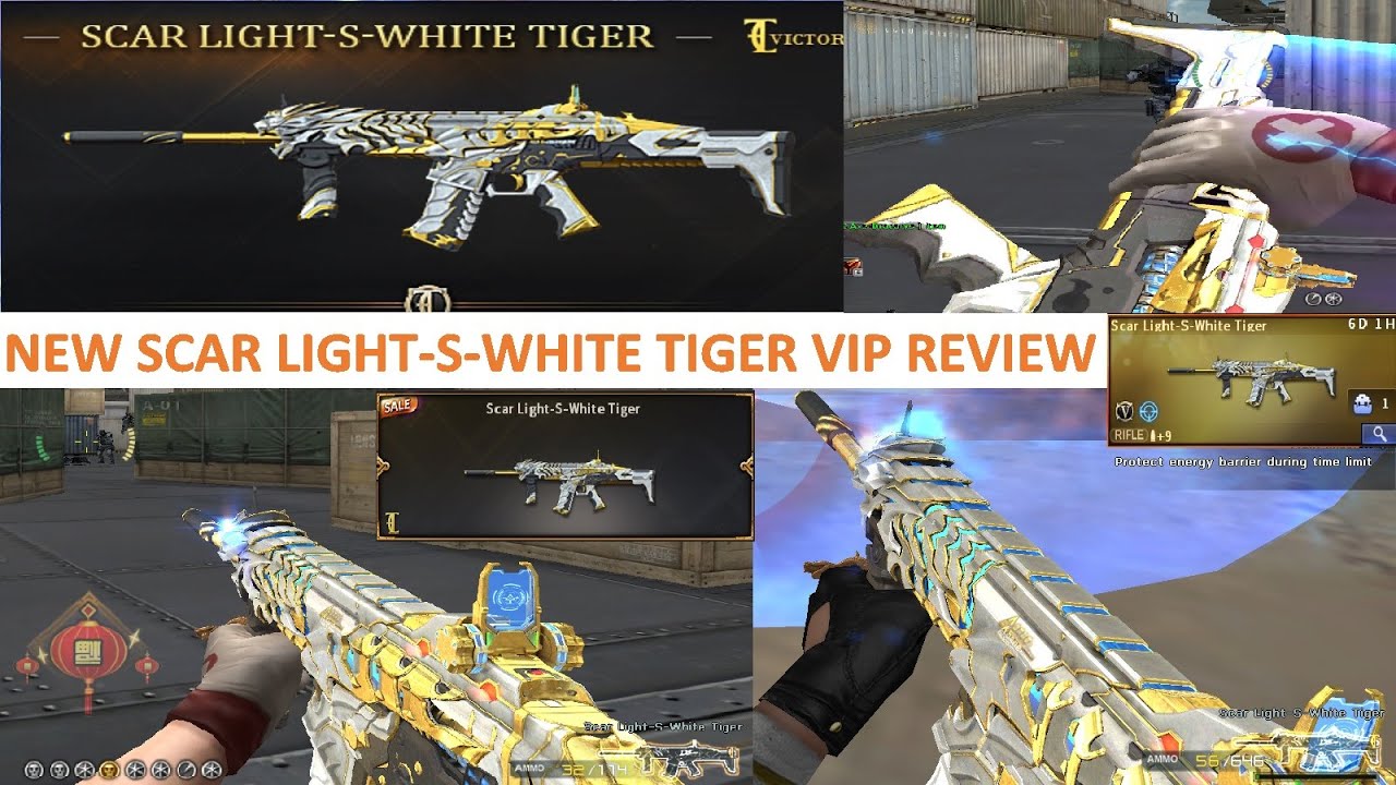 NEW SCAR LIGHT-S-WHITE TIGER VIP REVIEW CROSSFIRE PH - YouTube