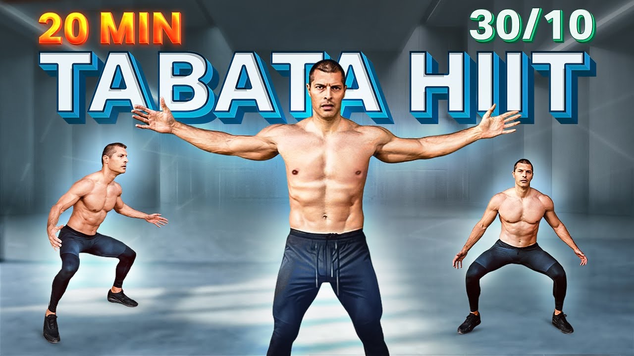 20 Minute Tabata HIIT Workout / Full Body Workout / 30/10 / No ...