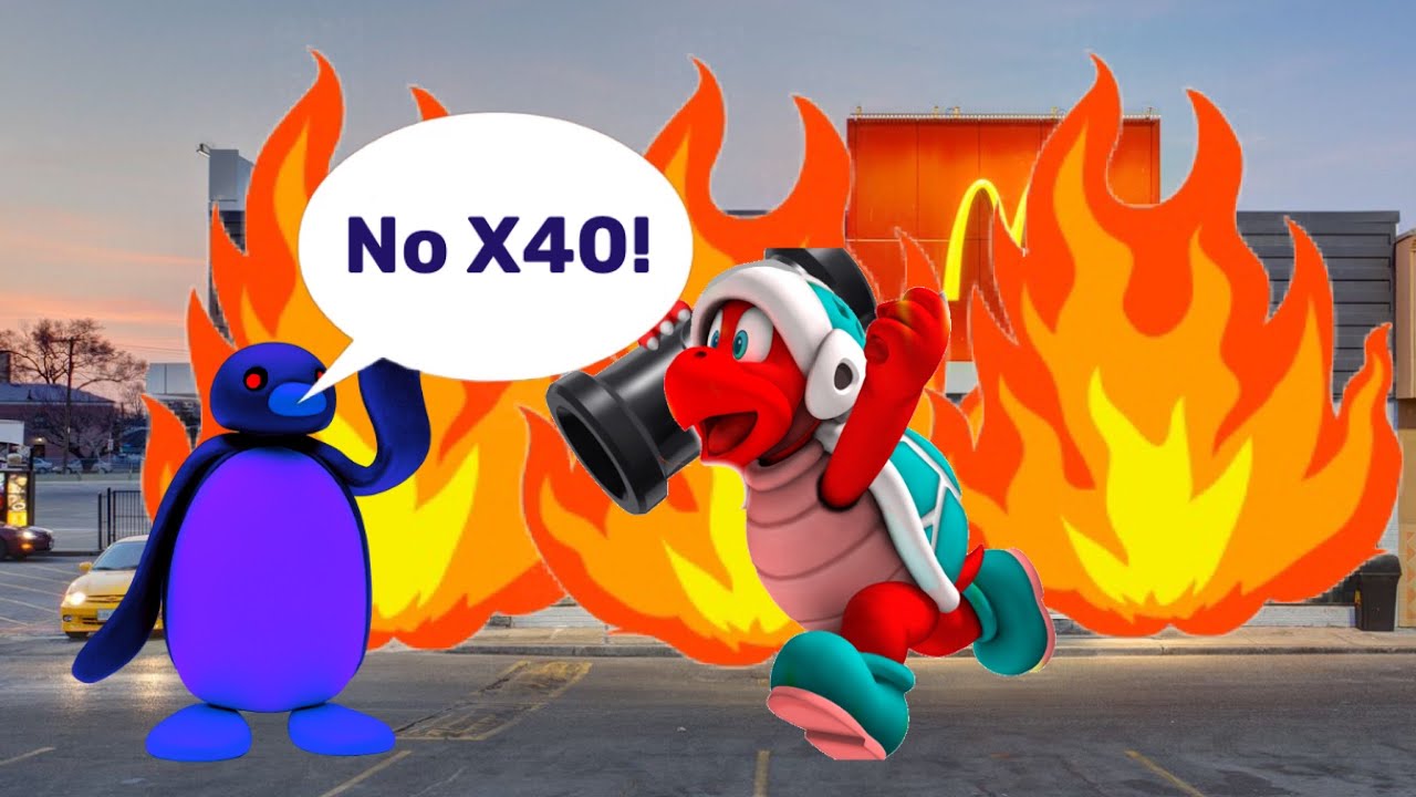 Dark Pingu Sets McDonald's On Fire/Grounded - YouTube