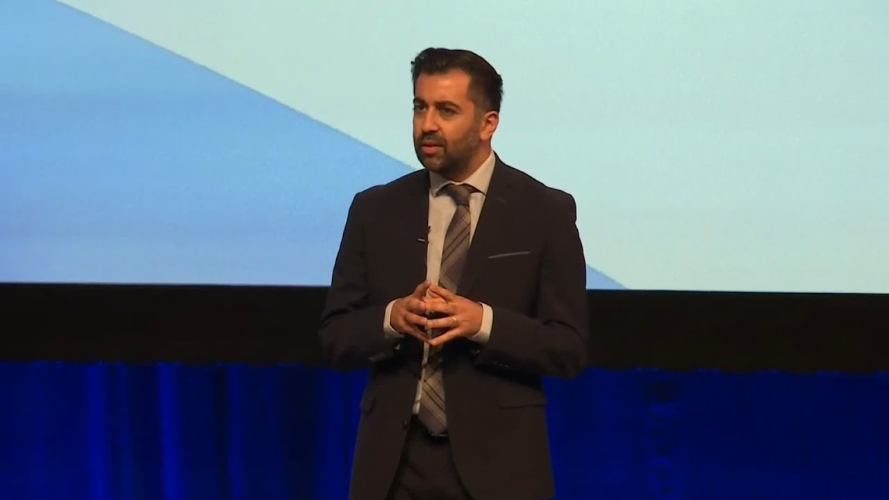 Humza Yousaf delivers speech to SNP conference - YouTube