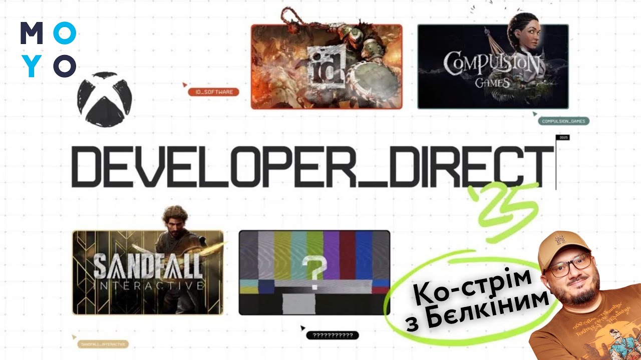 Xbox Developer_Direct 2025 | ко-стрім з Бєлкіним | Розіграш PlayStation 5 - стрім №5 | - YouTube