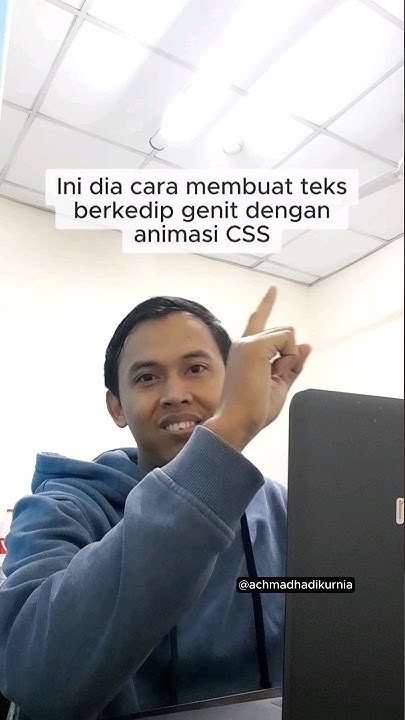 Bikin teks berkedip genit dengan HTML yuk! 💻 #htmlcss #shorts - YouTube