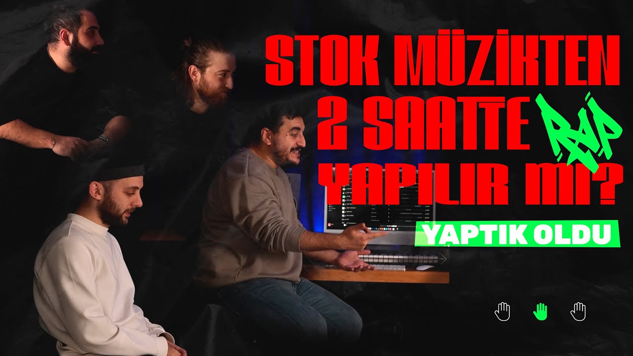 2 Saatte Stok Müzikle Rap Yapmak - YouTube