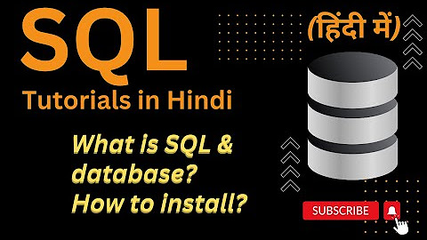 SQL tutorials for beginners in Hindi - YouTube