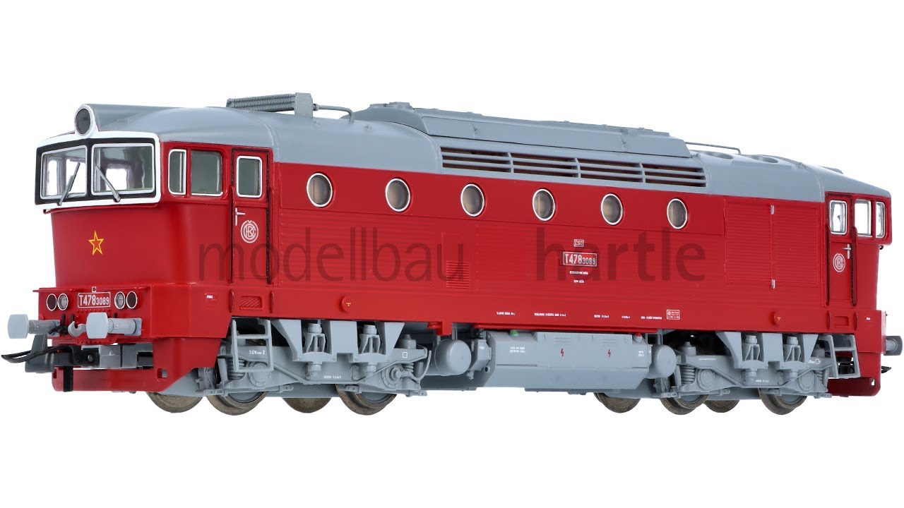 Roco 71021 Diesellok T478 CSD | DCC-Sound | Spur H0 - YouTube