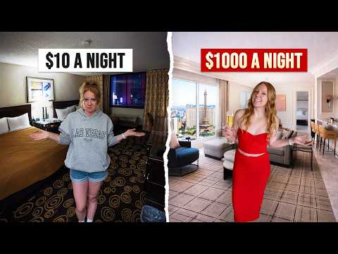 $10 vs $1000 Hotel Room in LAS VEGAS! - How Do They Compare??
