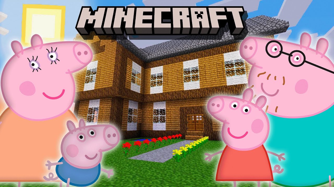 Peppa Pig Family Play Minecraft 68 - YouTube
